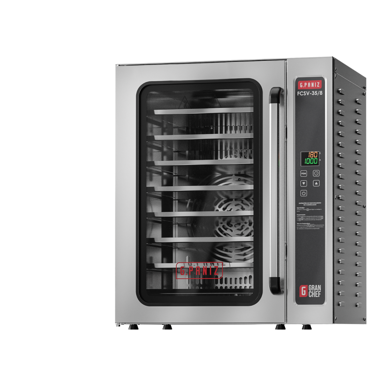 Forno convecção 35x35 G. Paniz FCSV-35/8 - GranChef - Sem Vapor